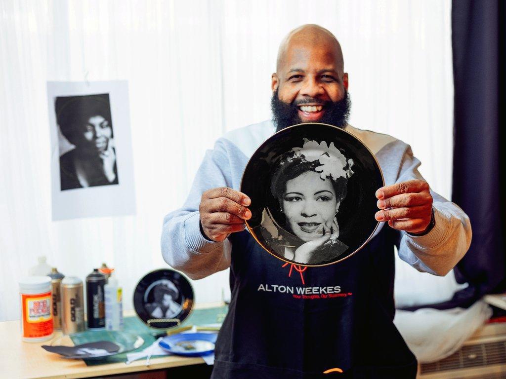 Alton Weekes: Custom Cards to Collector Plates – NiLu Gift Shop